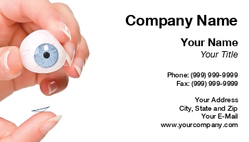 Optometry Business Cards