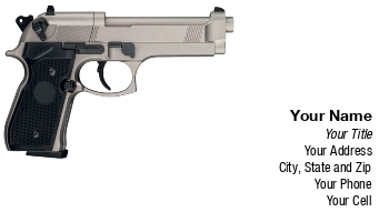 Firearms Business Cards