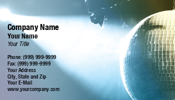 Stage Lighting Business Cards