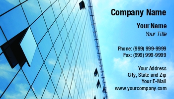 Glazier Business Cards