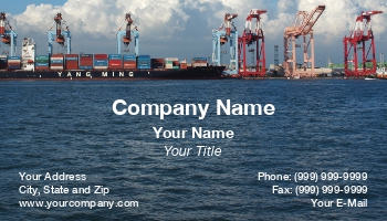 Crane Operator Business Cards