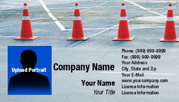 Traffic Control Consultant Business Cards