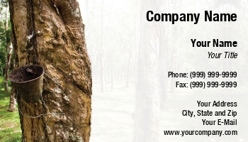 Rubber Products Business Cards