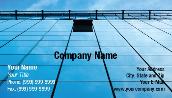 Glazier Business Cards