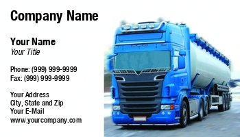 Truck Loader Business Cards