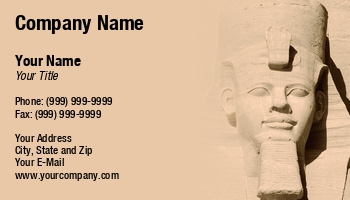 Country of Egypt Business Cards