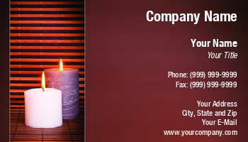 Candles Business Cards