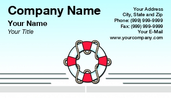Lifeguard Business Cards