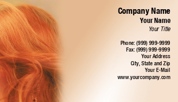 Hairdresser Business Cards