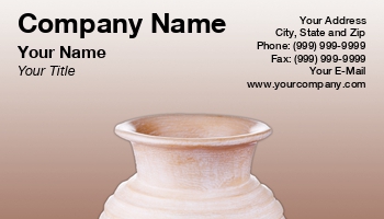 Pottery Business Cards