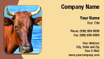 Livestock Business Cards
