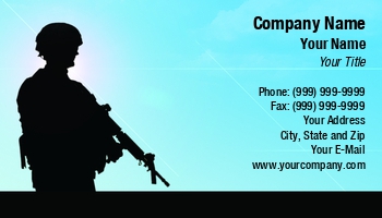 Military Business Cards