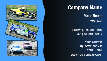 Auto Racing Business Cards