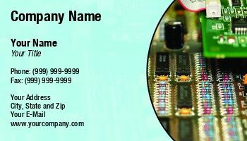 Technician Computer Business Cards