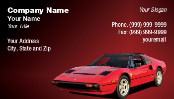 Auto Import-Export Business Cards