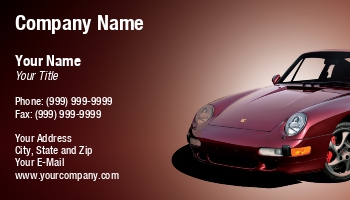 Auto Import-Export Business Cards