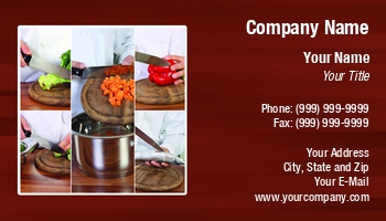 Cooking Business Cards