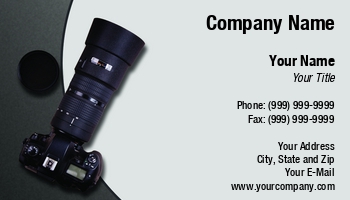 Cameraman Business Cards