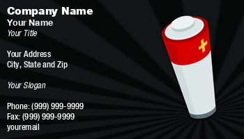 Battery Business Cards