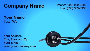 Cable Installation Business Cards