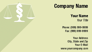 Criminal Justice Business Cards