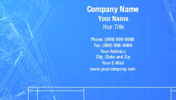 Blueprints Business Cards