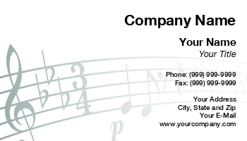 Singer Business Cards