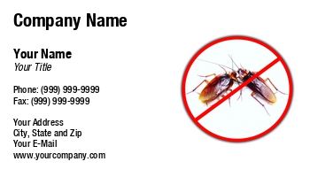 Pest Control Business Cards