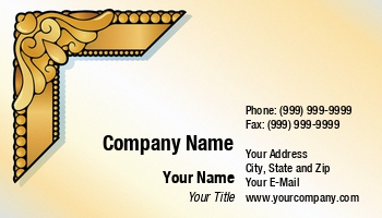 Picture Framing Service Business Cards