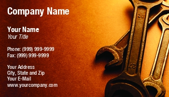 Tool Maker Business Cards