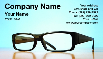 Visiting Card Design For Eye Doctors
