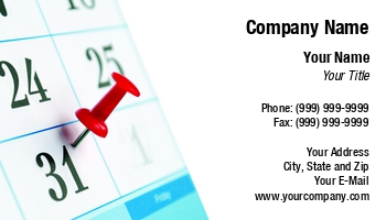 Appointment Business Cards