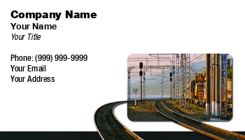 Railroad Conductor Business Cards
