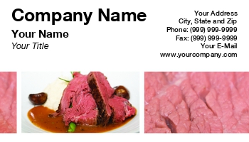 Meat Business Cards