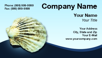 Seashells Business Cards