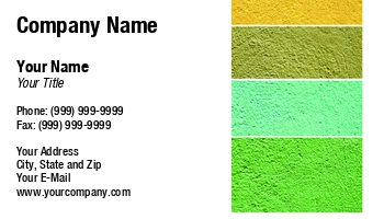 Powder Coating Business Cards