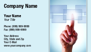 Computer Software Sales Business Cards