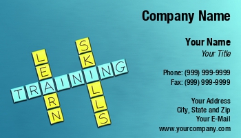 Corporate Trainer Business Cards