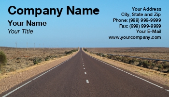 Road Service Business Cards