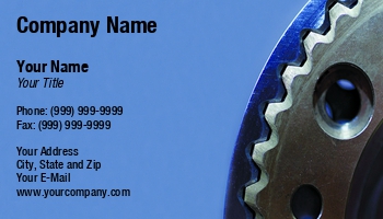 Mechanical Engineer Business Cards