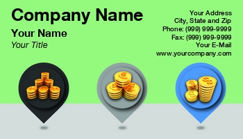 Financial Planning Business Cards