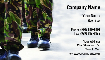 Uniform Attendant Business Cards