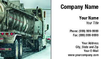 Truck Loader Business Cards