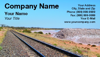 Railroad Conductor Business Cards