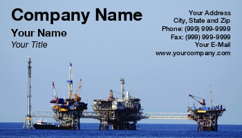 Oil and Gas Business Cards