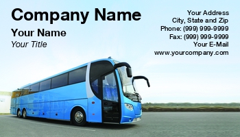 Shuttle Service Business Cards