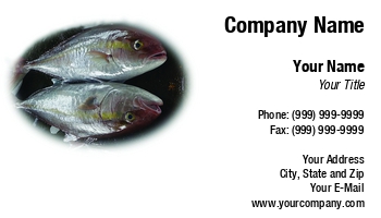 Fish Restocking Business Cards