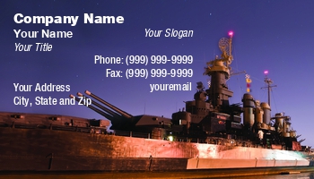 Naval Business Cards