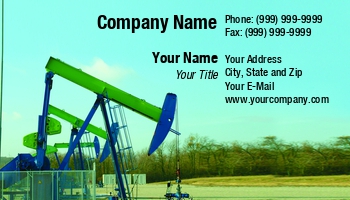 Oil and Gas Business Cards