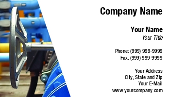 Equipment Operator Business Cards